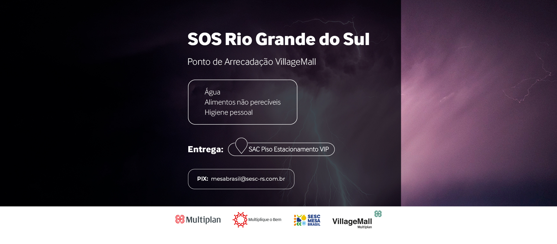Dicas e Novidades | VillageMall - SOS Rio Grande do Sul