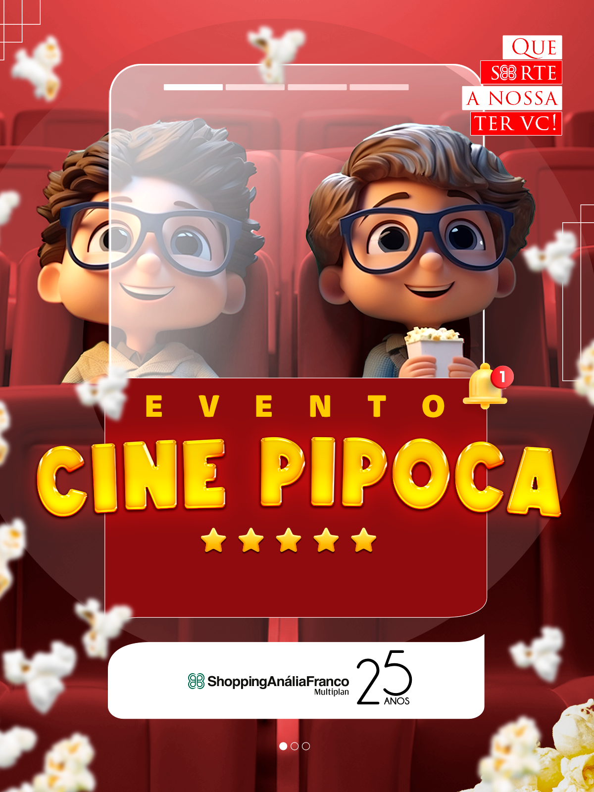 Eventos: Confira e Aproveite | Shopping Anália Franco - Cine Pipoca