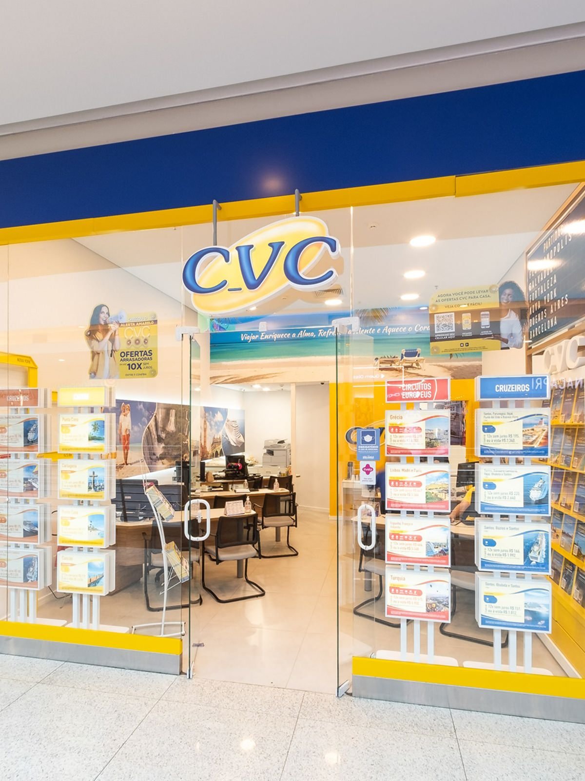 Lojas | ParkShopping São Caetano - CVC TURISMO