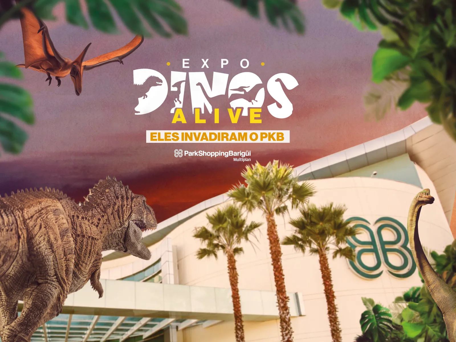 Dicas e Novidades | ParkShoppingBarigüí - Exposição Dinos Alive
