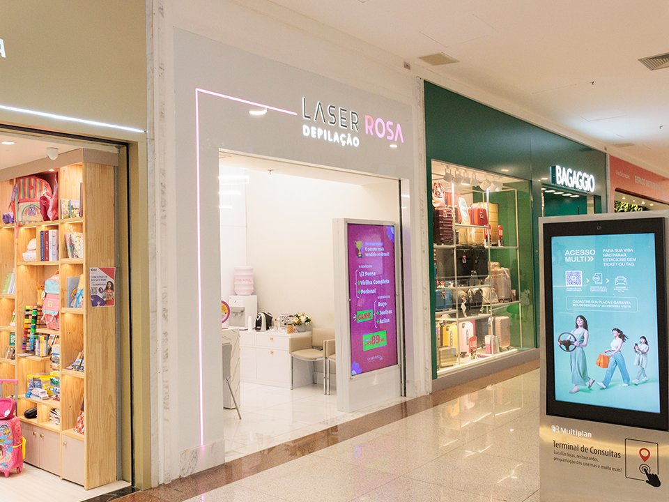 Lojas | Shopping Santa Úrsula - LASER ROSA